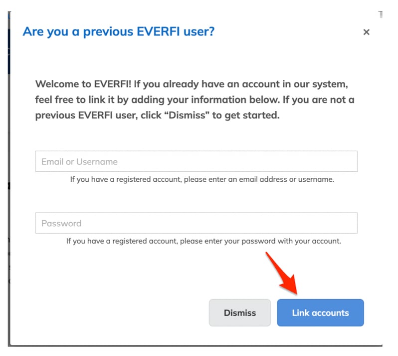 Linking SSO Accounts